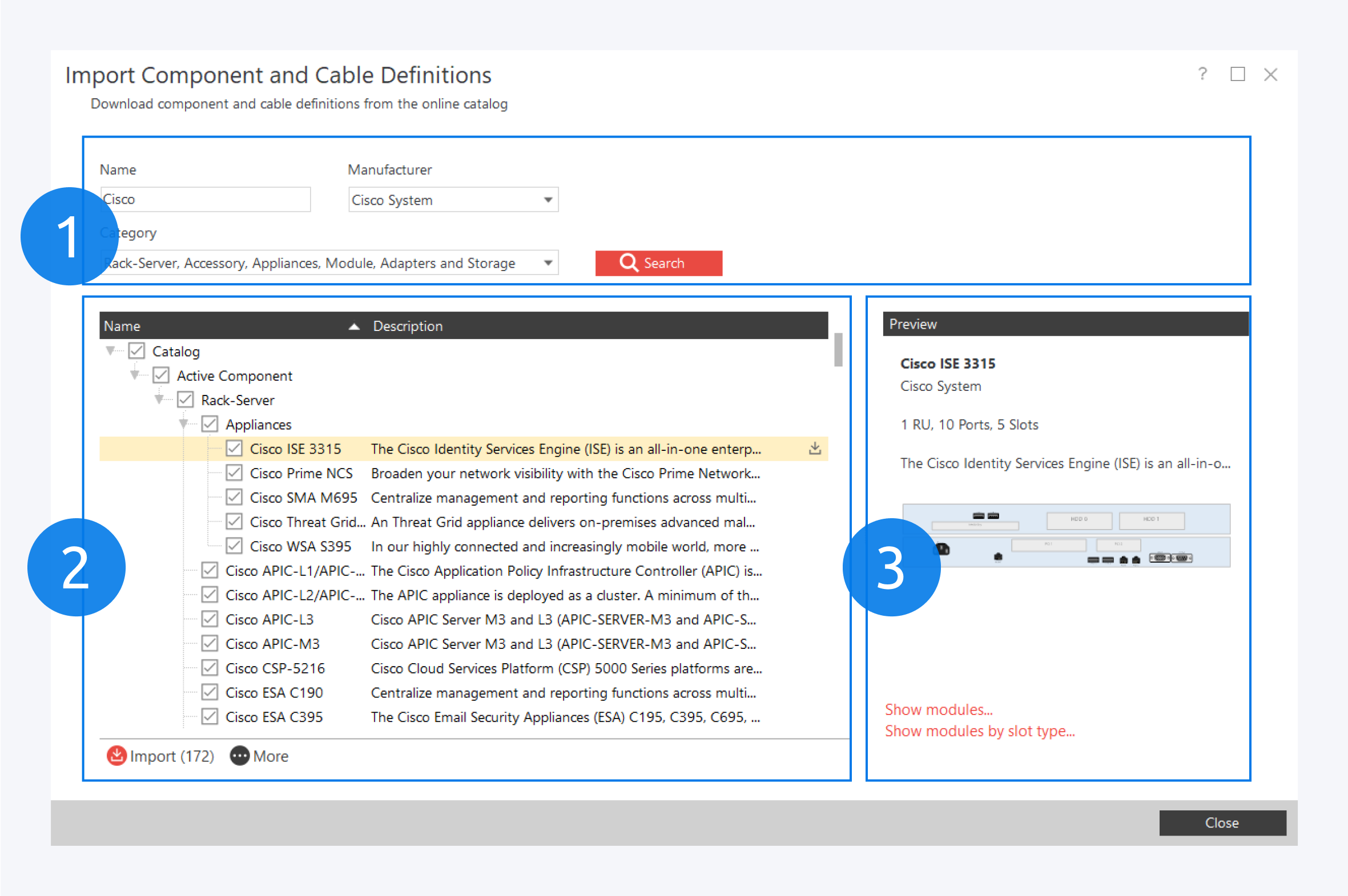 Import Component Definitions